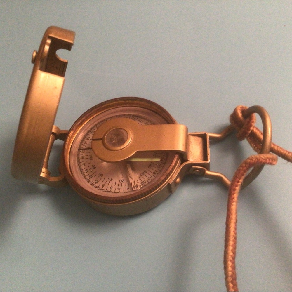 Vintage "Liquid Filled" Lensatic Compass Made In Japa… - Gem